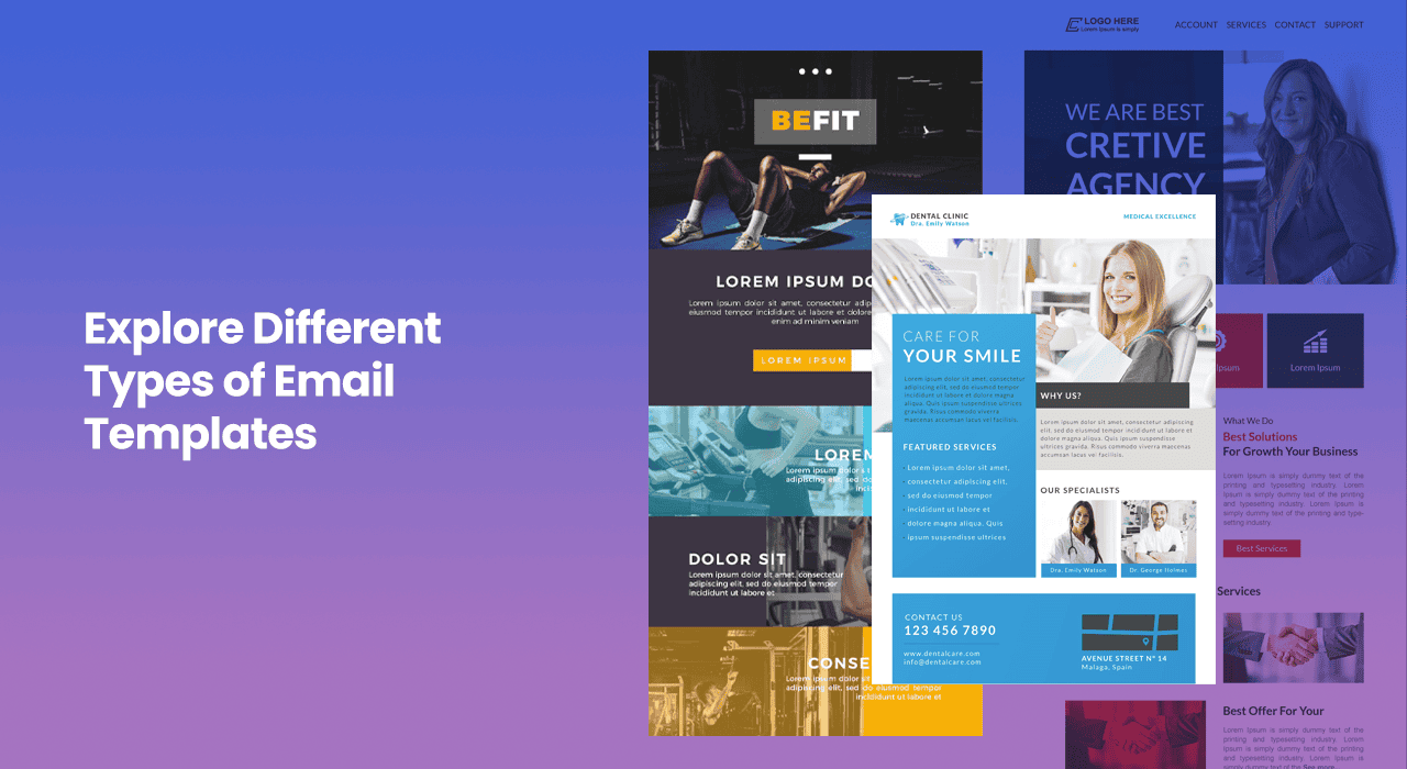 Explore Different Types of Email Templates - 2web.ca
